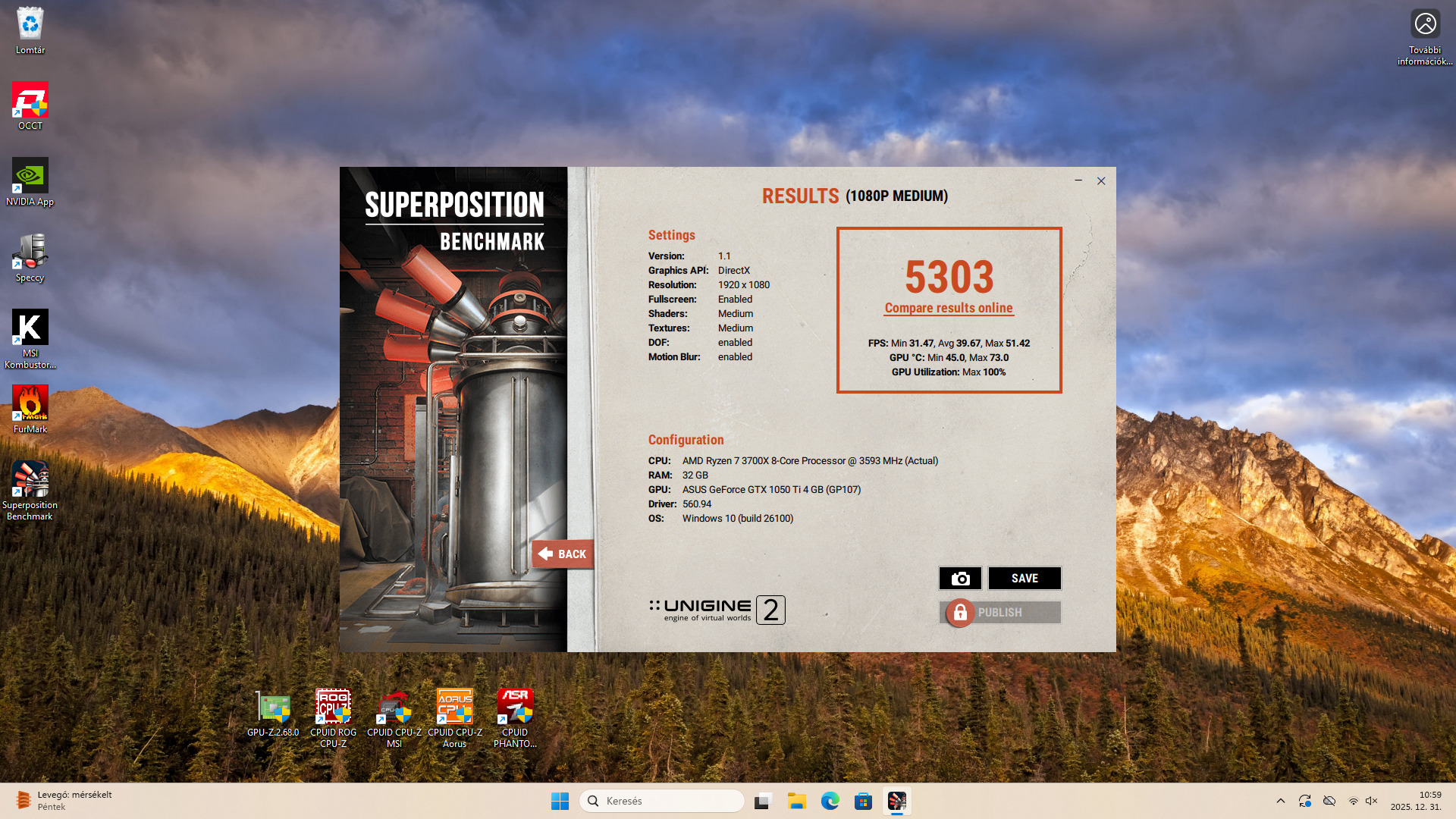 ASUS GeForce GTX 1050 Ti 4GB GDDR5 128bit - HardverApró