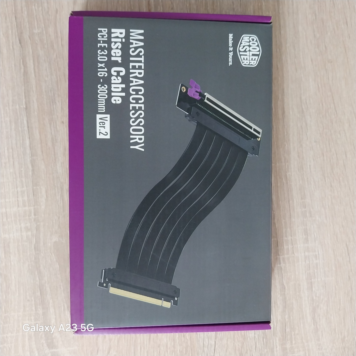 Cooler Master Riser Cable PCIE 3.0 X16 VER. 2 - 300MM - HardverApró