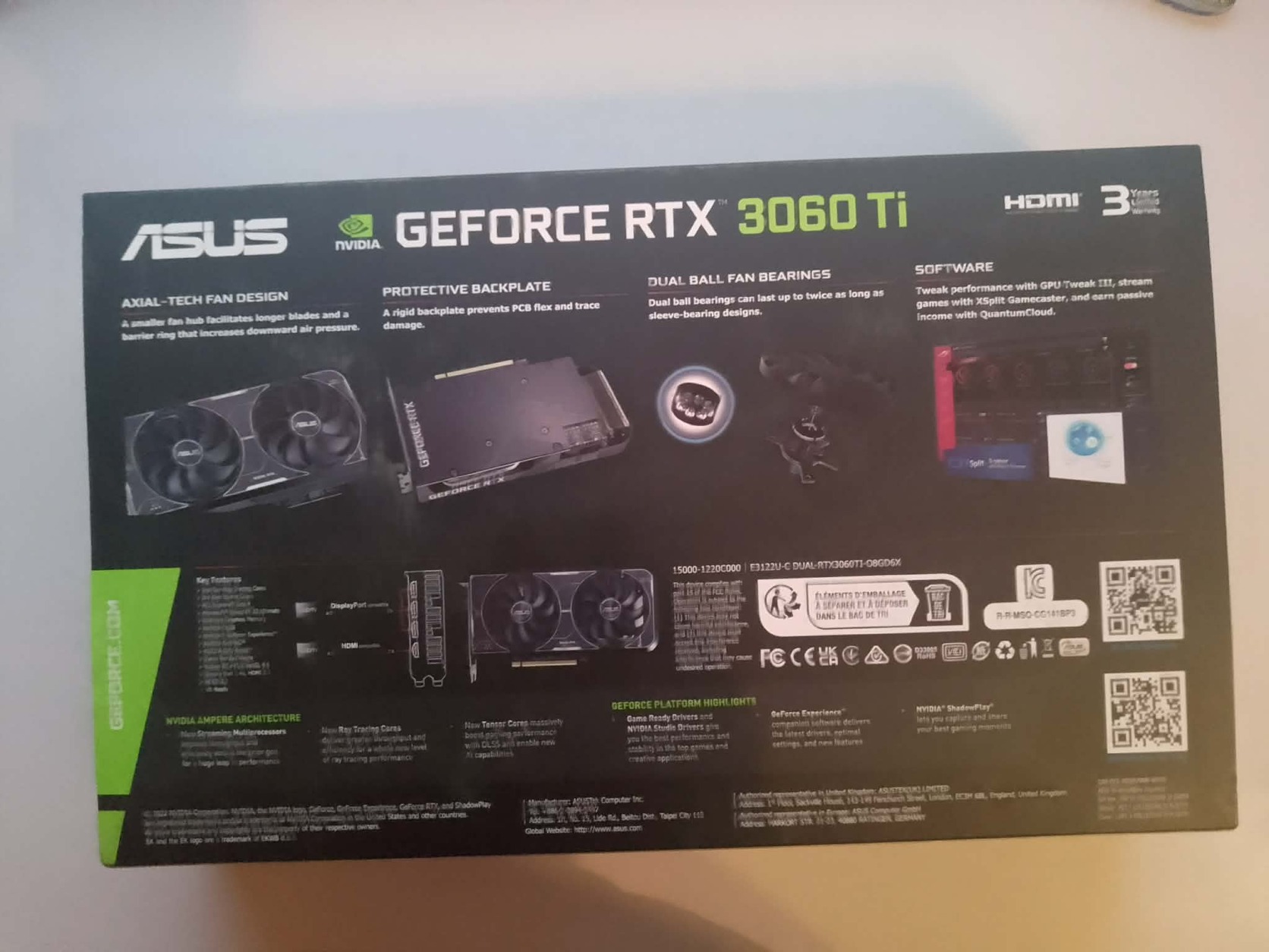 Asus Garanciális Geforce Rtx 3060 Ti 8GB eladó - HardverApró