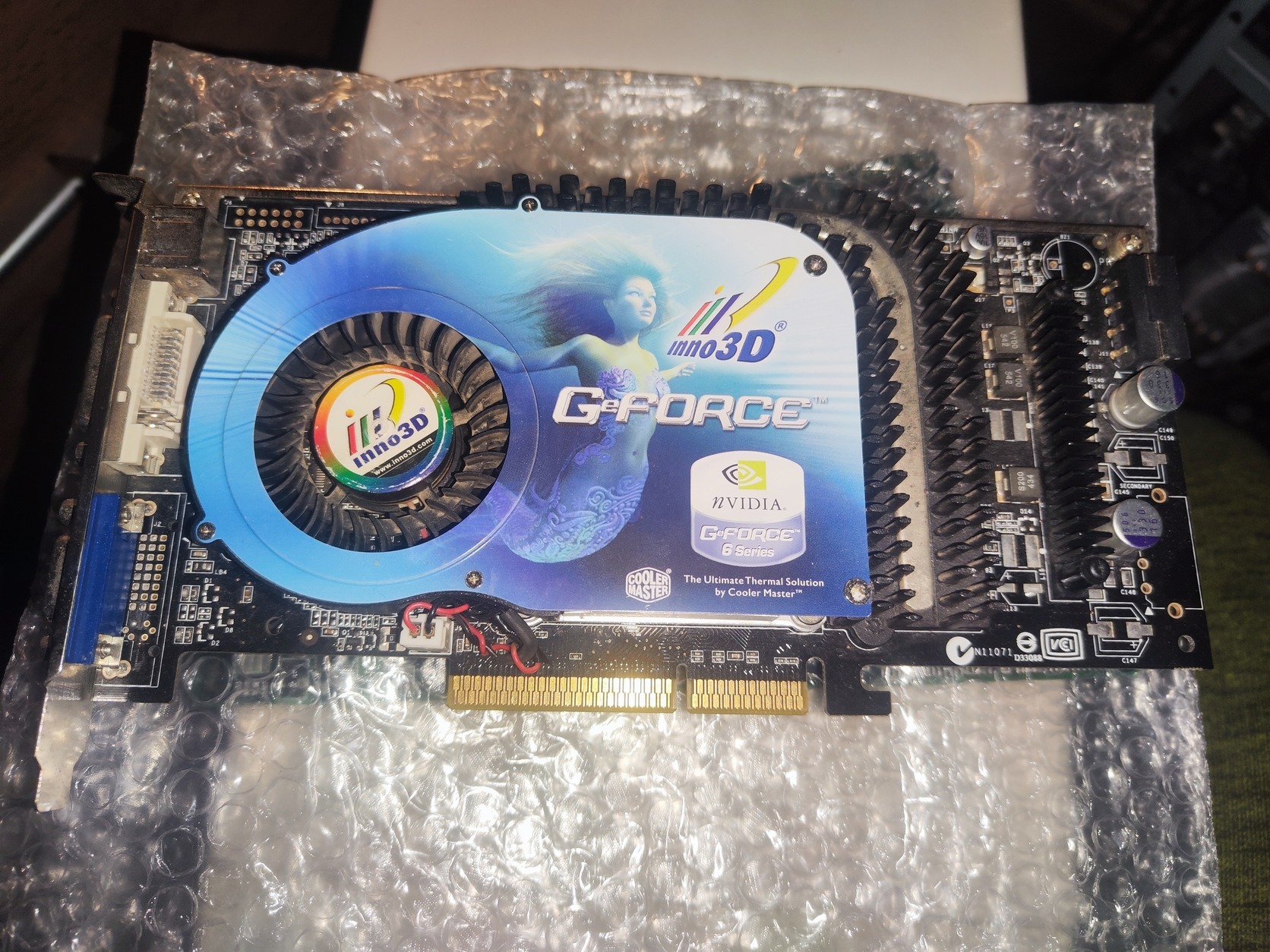 Geforce 6800Gt 256MB AGP retro videokártya - HardverApró