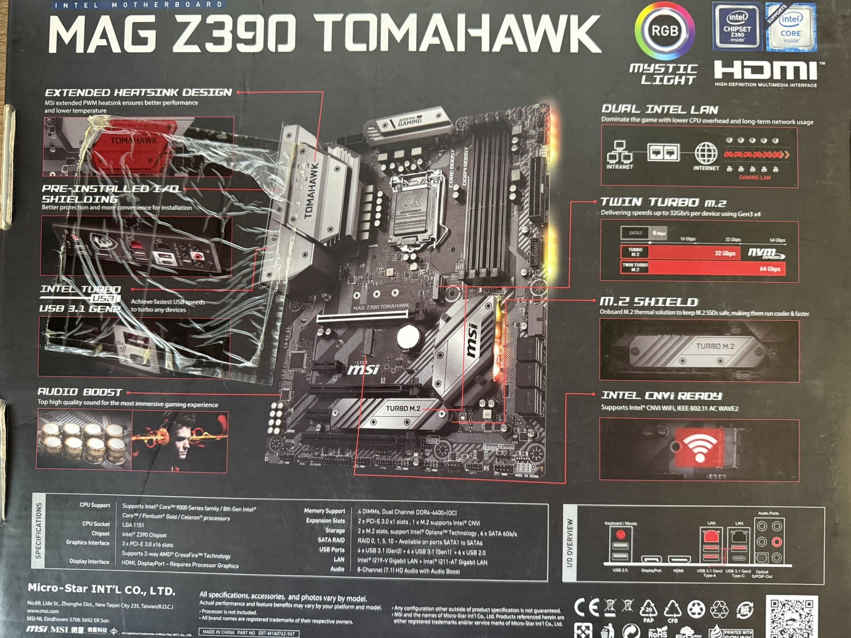 MSI MAG Z390 TOMAHAWK - HardverApró