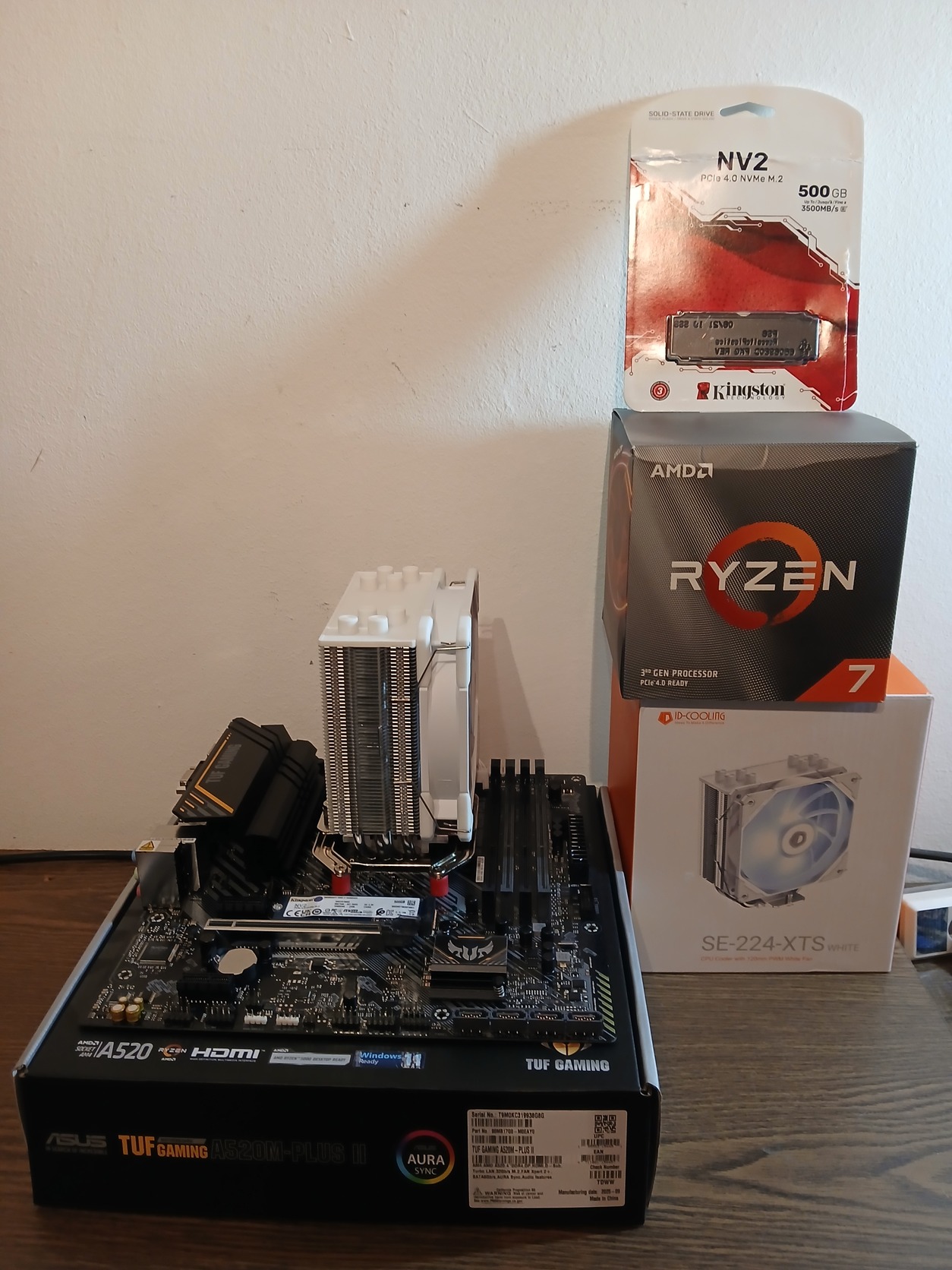 Ryzen 7 3700x - ASUS A520M - AMD AM4 - 2 x 8 GB DDR4 - es Félkonfig ...