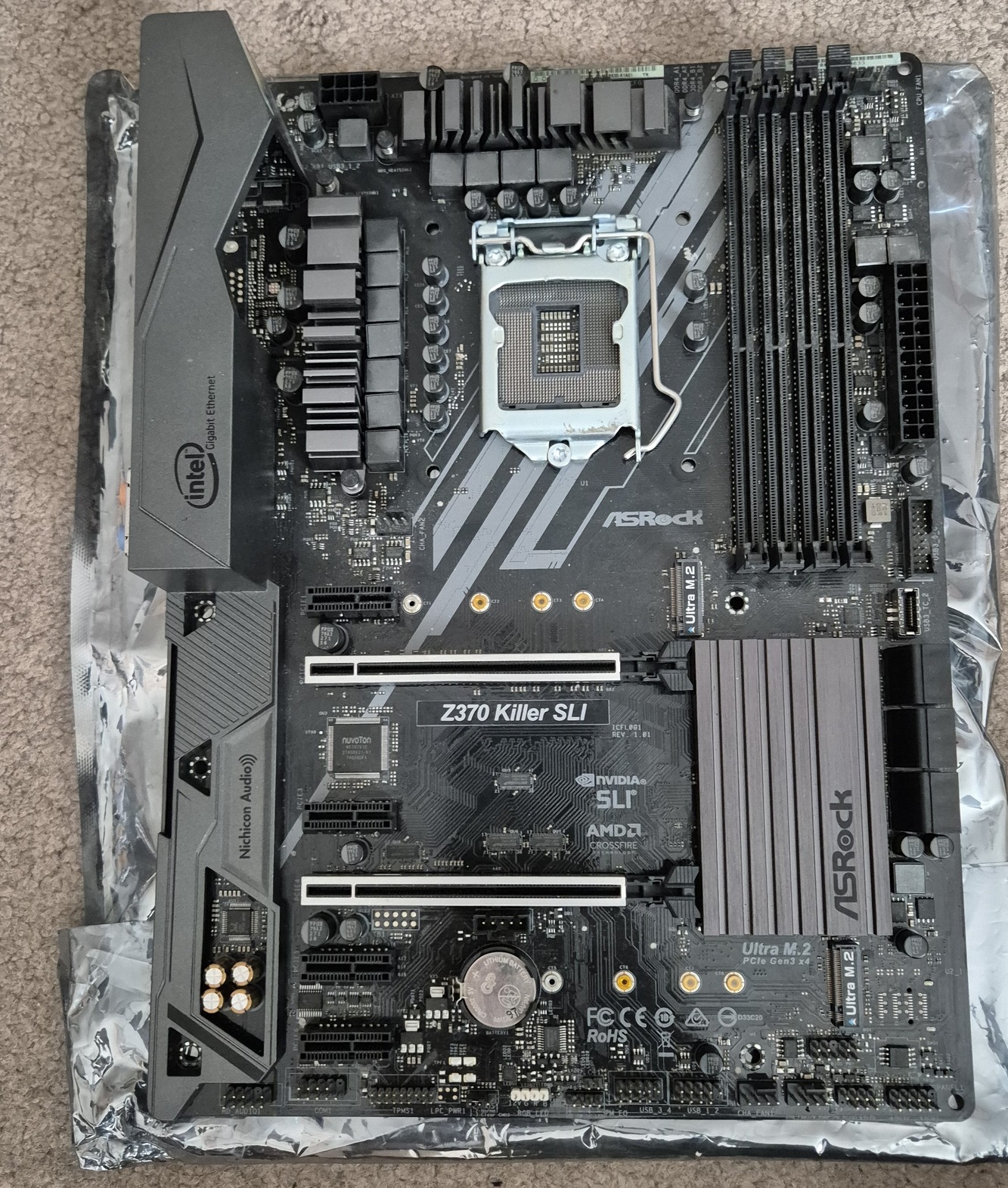 ASROCK Z370 Killer SLI / Intel Socket 1151 8th gen / AMD 3-Way ...