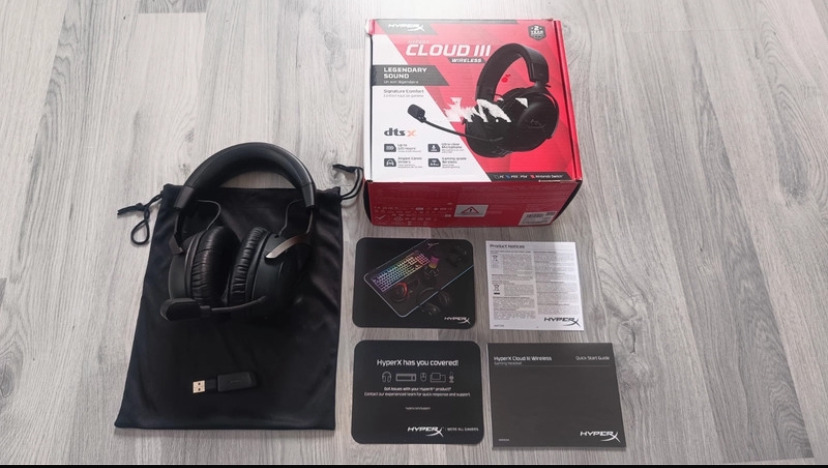 HyperX Cloud 3 Wireless Gamer Headset // Black - HardverApró
