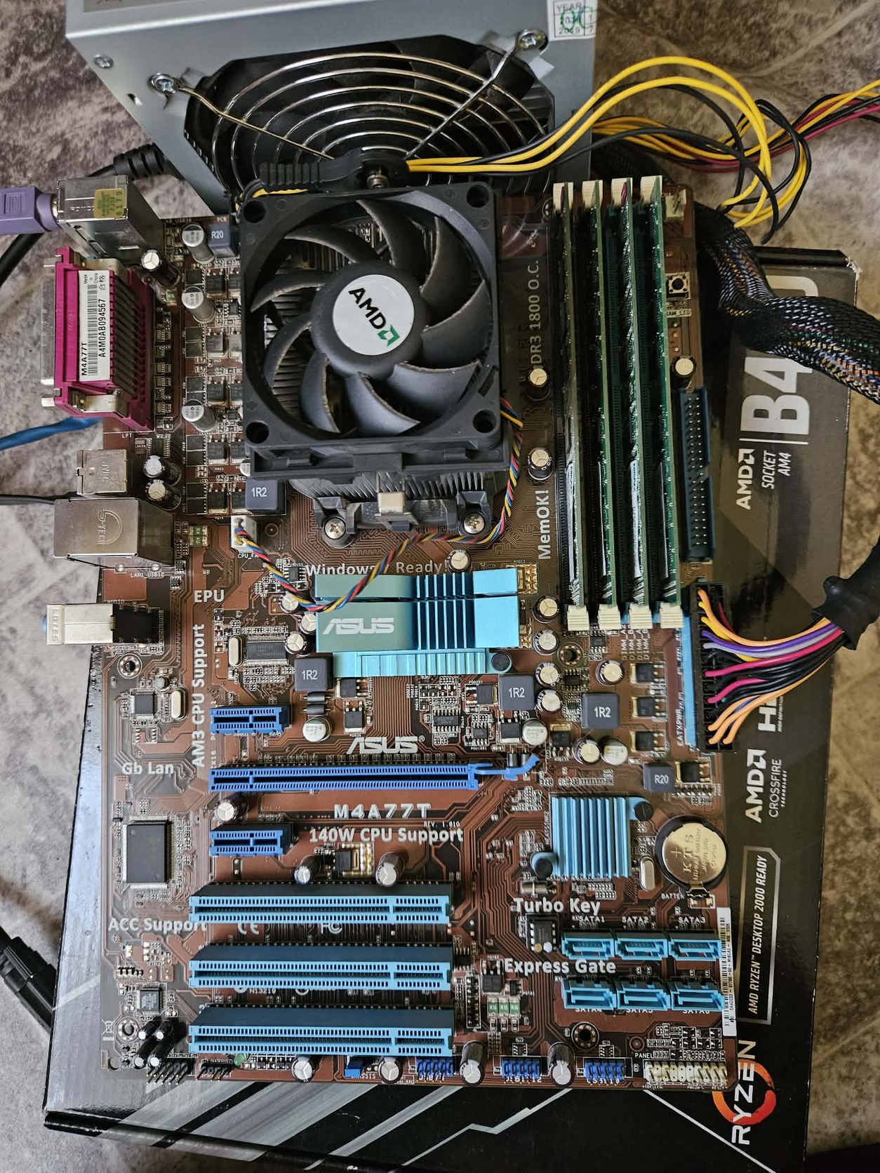 ASUS M4A77T + Phenom X2 550 / 6GB RAM - HardverApró