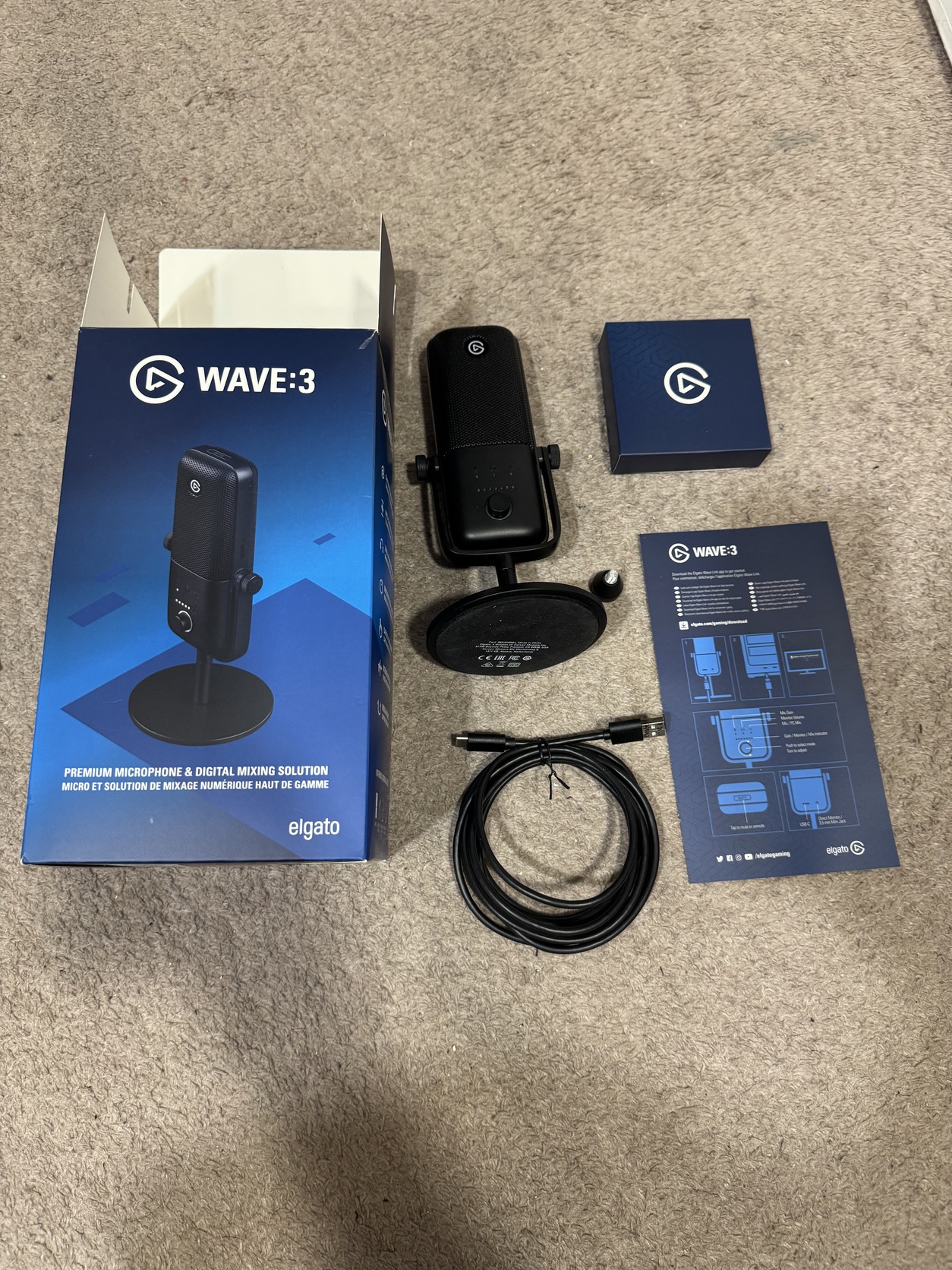 Elgato wave 3 mikrofon 35ezer ft - HardverApró