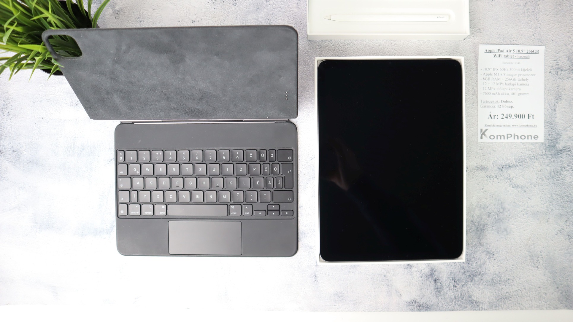 BESZÁMÍTÁS! Apple iPad Air 5 10.9 256GB WiFi tablet extrákkal ...