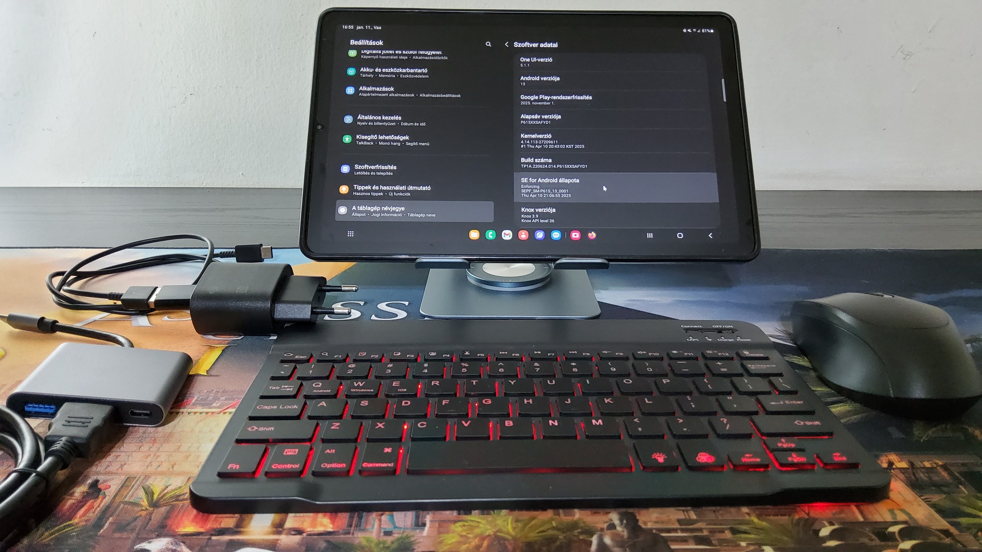 Samsung Galaxy Tab S6 Lite SM-P615 10.4 64GB 4G eladó - HardverApró