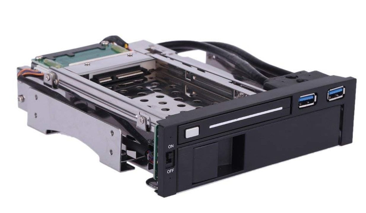 Sata rack 3,5" , 2,5" SSD HDD front és hátsó rack , USB3 2,5" külső ház ...