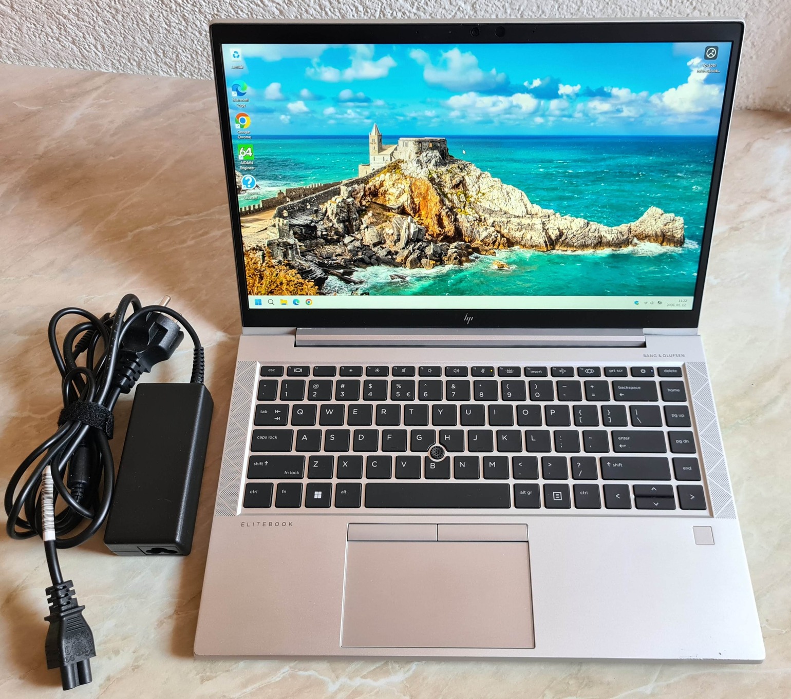 HP Elitebook 845 G7 Ryzen 5 4650u/14"FHD -ÚJ kijelző/16Gb/ÚJ 512Gb nvme ...