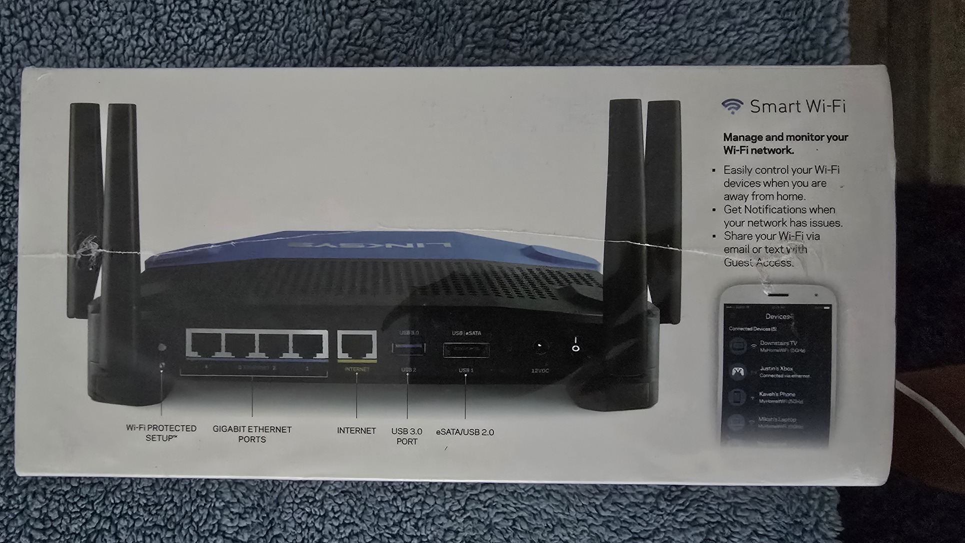 Bontatlan ÚJ Fóliás! Linksys WRT 3200 ACM wifi 3200 Mbit/s,wan-Lan 1000 ...