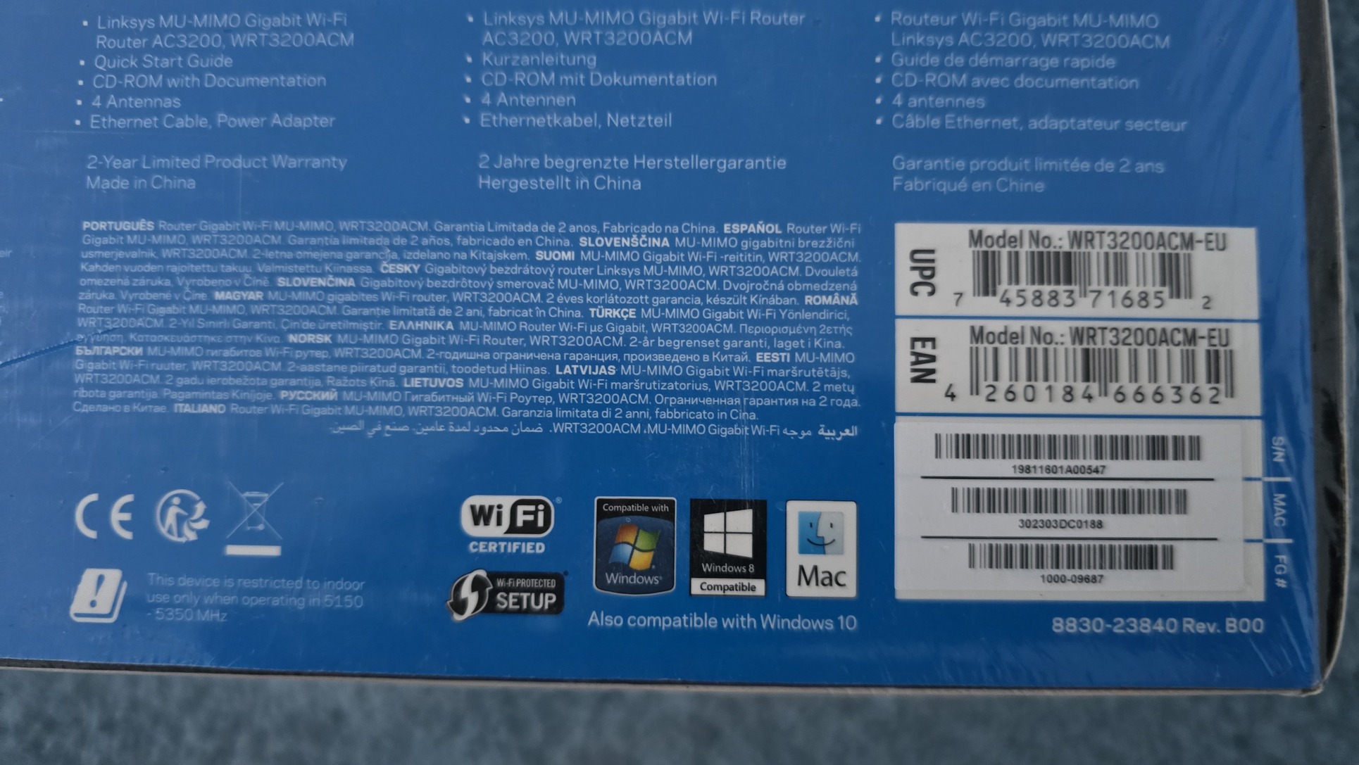 Bontatlan ÚJ Fóliás! Linksys WRT 3200 ACM wifi 3200 Mbit/s,wan-Lan 1000 ...