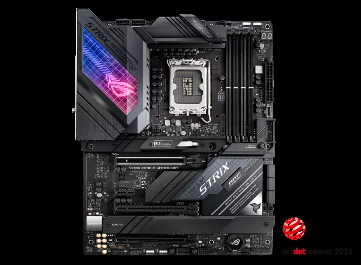 ASUS ROG Strix Z790-E Gaming WiFi dobozos, komplett tartozékokkal ...