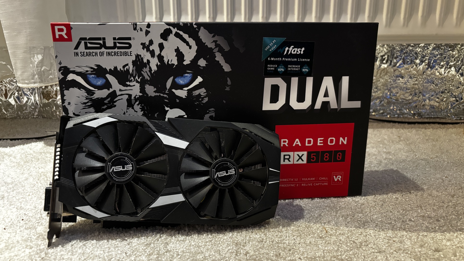 ASUS Dual Radeon RX 580 OC 4GB GDDR5 256bit - HardverApró