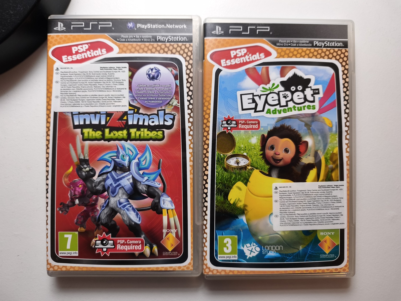 PSP 300 kamera + Invizimals + Eyepet - HardverApró