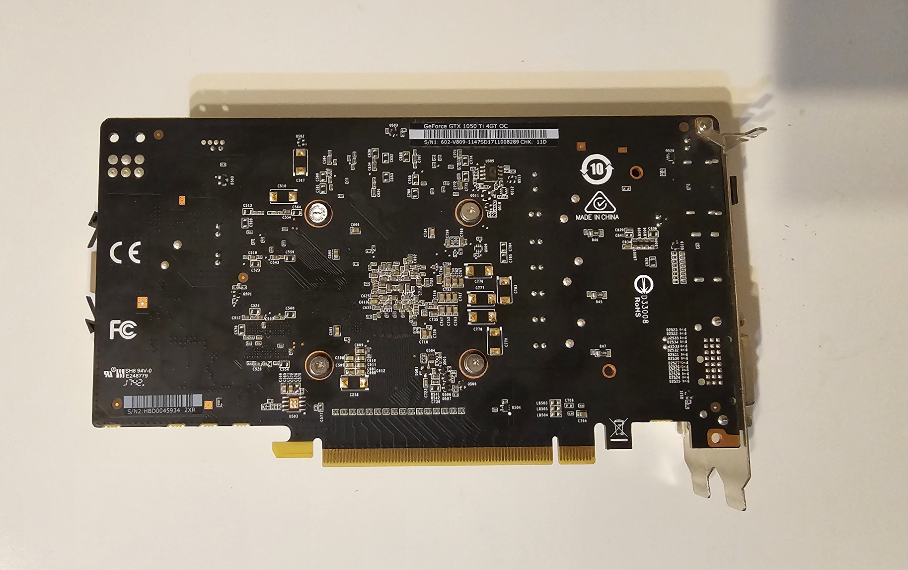 MSI GTX 1050 Ti 4GT OC - HardverApró