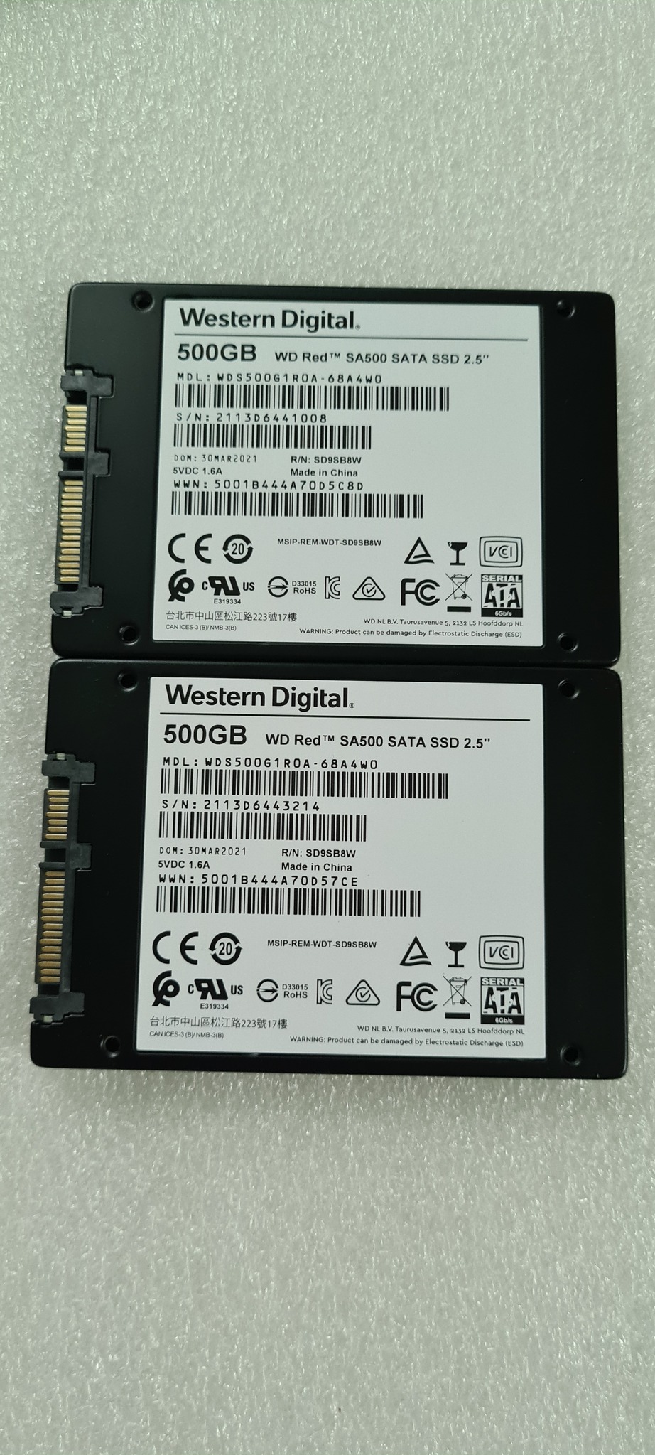 Western Digital WD RED SA500 500GB NAS SATA SSD, 2db - HardverApró