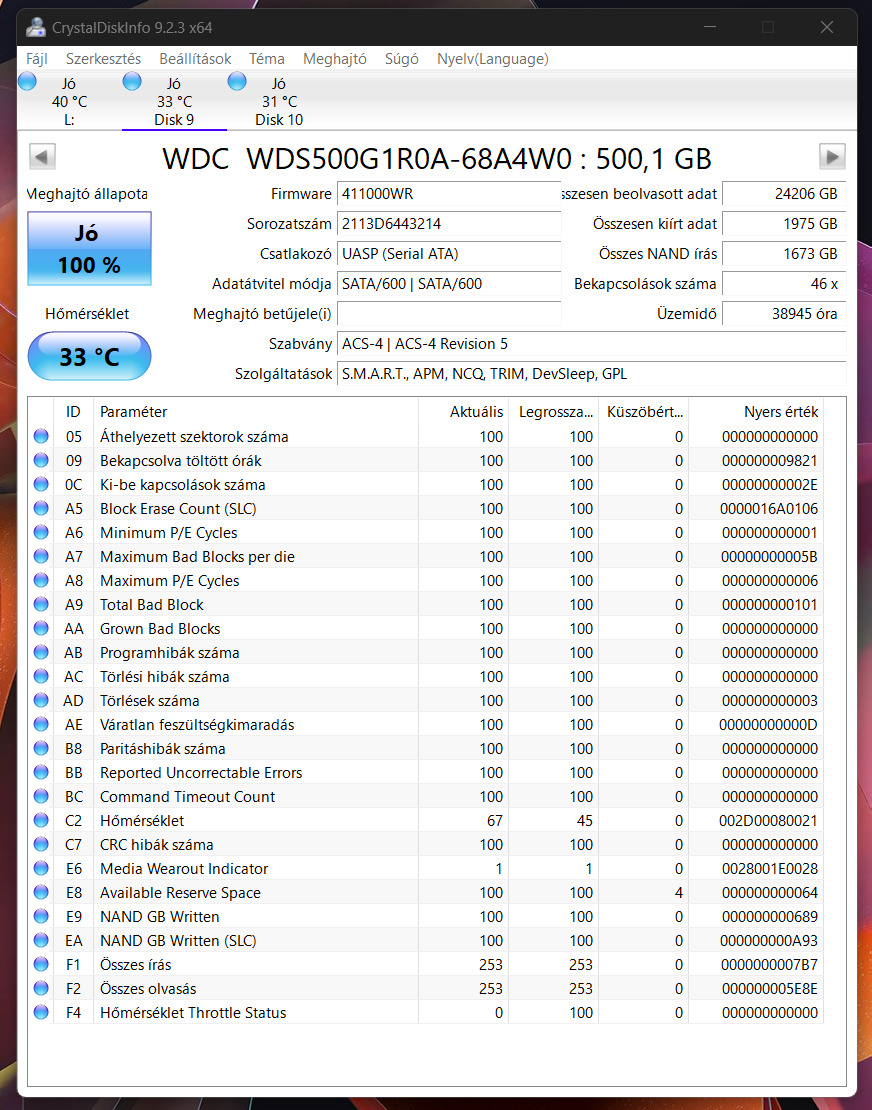 Western Digital WD RED SA500 500GB NAS SATA SSD, 2db - HardverApró