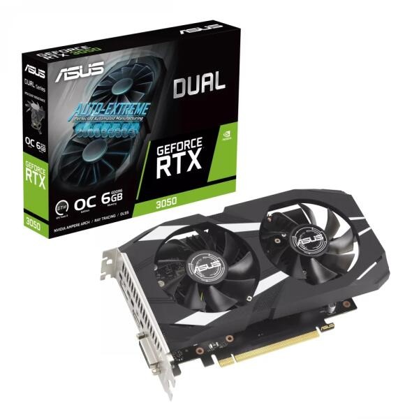 ASUS GeForce RTX 3050 Dual OC 6GB GDDR6 - HardverApró