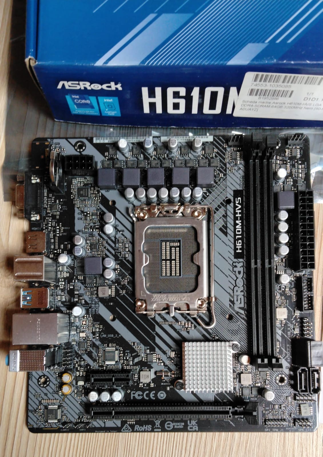 Asock H610M-HVS (foglalat kishibàs) - HardverApró