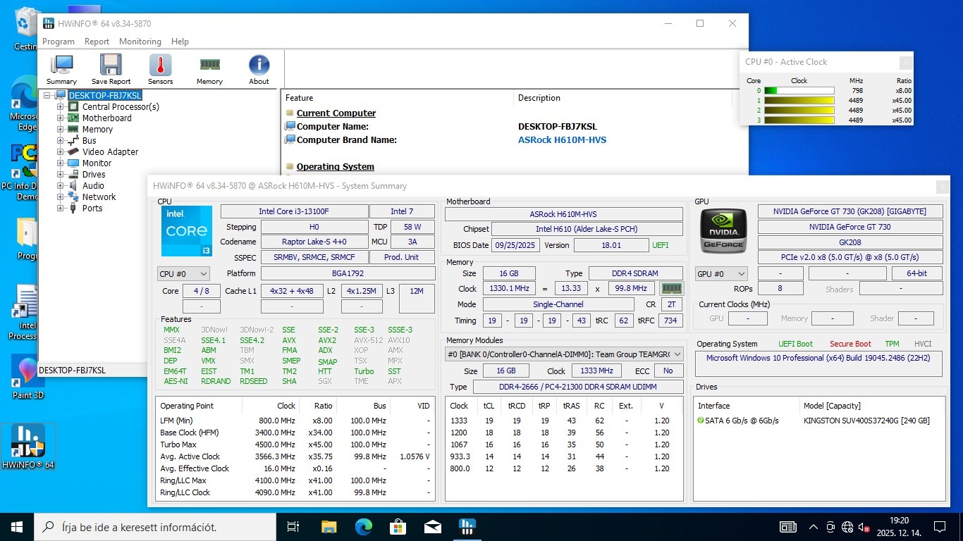 Asock H610M-HVS (foglalat kishibàs) - HardverApró