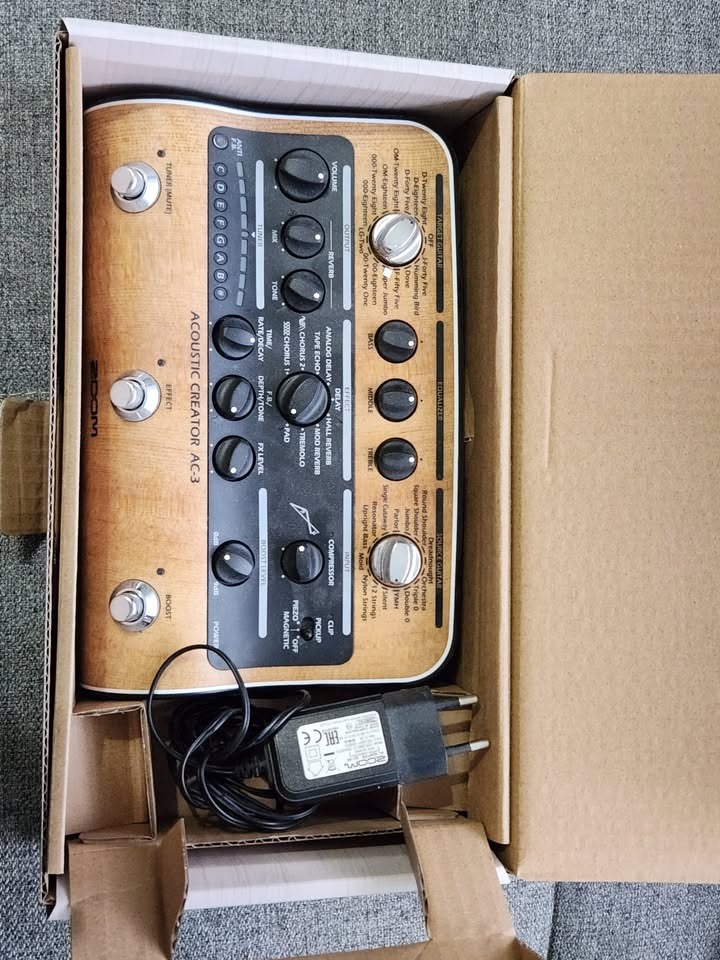 Zoom AC3 multieffekt akusztikus gitárhoz - HardverApró