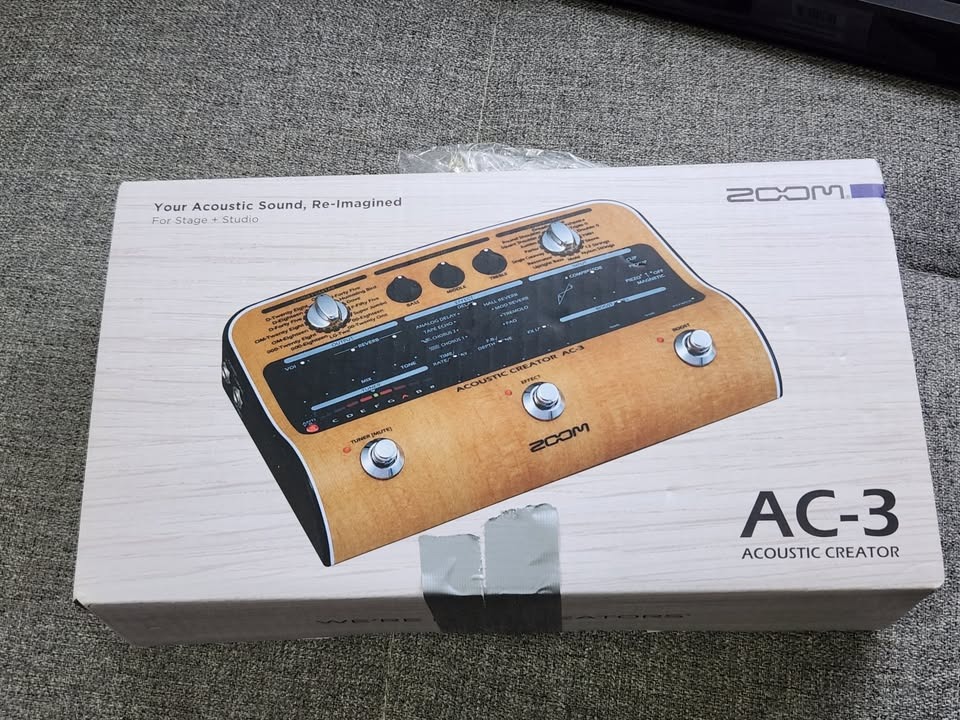 Zoom AC3 multieffekt akusztikus gitárhoz - HardverApró