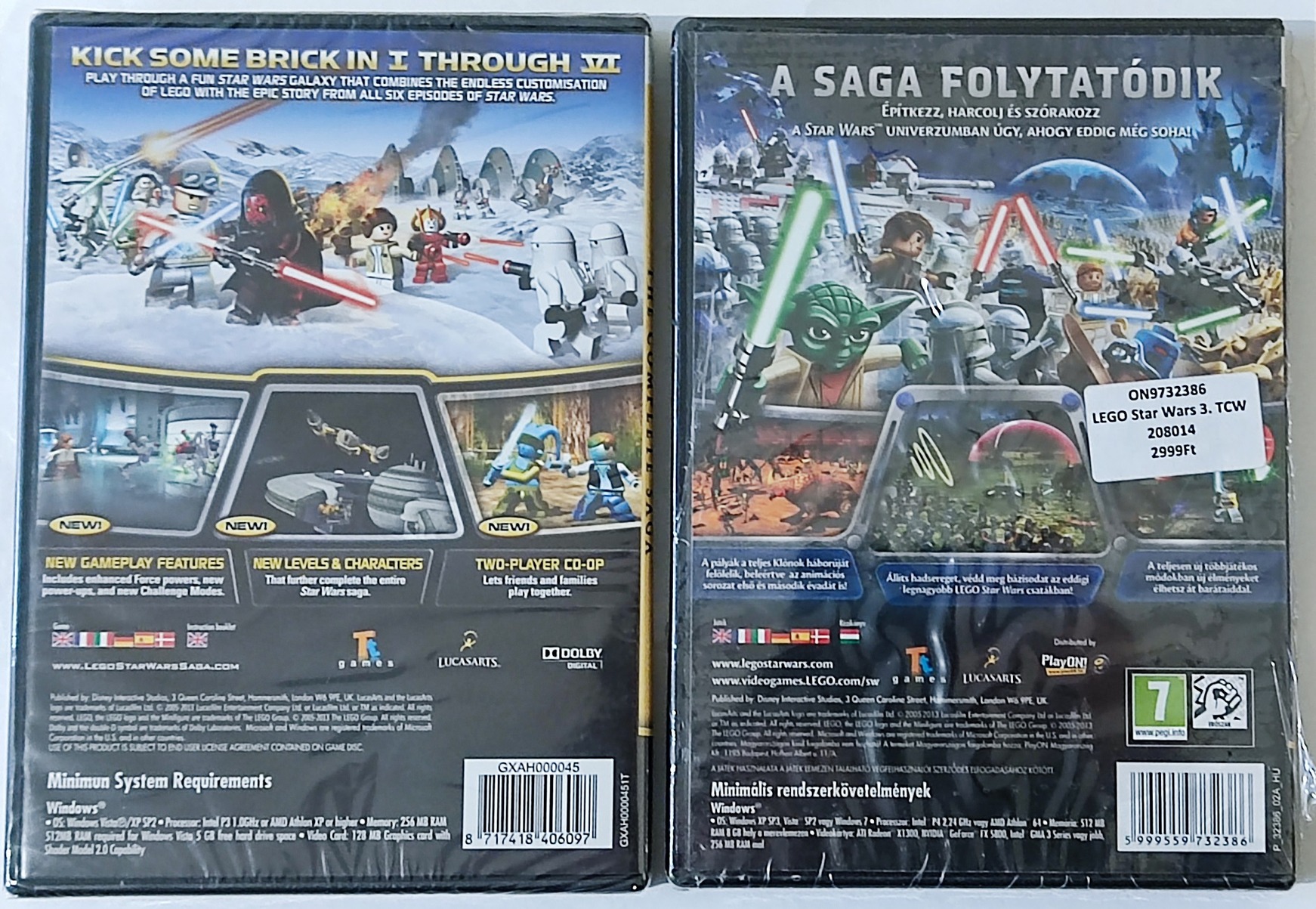 2 db. Lego Star Wars PC Játék - HardverApró