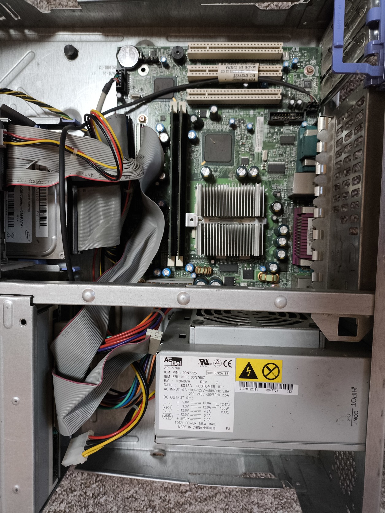 Retro komplett PC konfiguráció bazár Baján - IBM NetVista P3, Dell ...