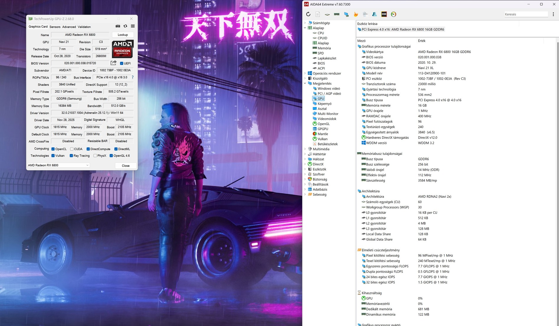 AMD Radeon RX 6800 16GB - HardverApró