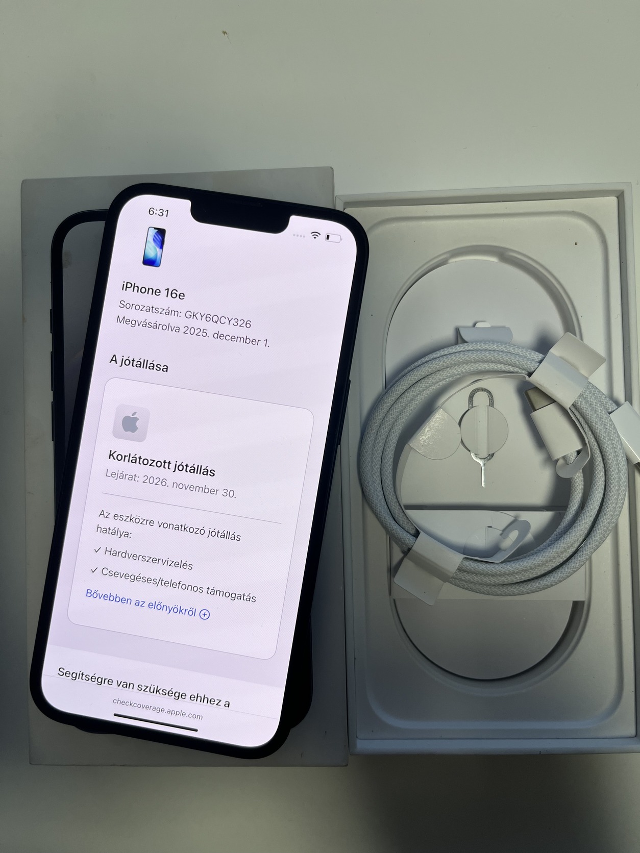 iPhone 16e 128GB Apple garancia! Akku 100%! - HardverApró