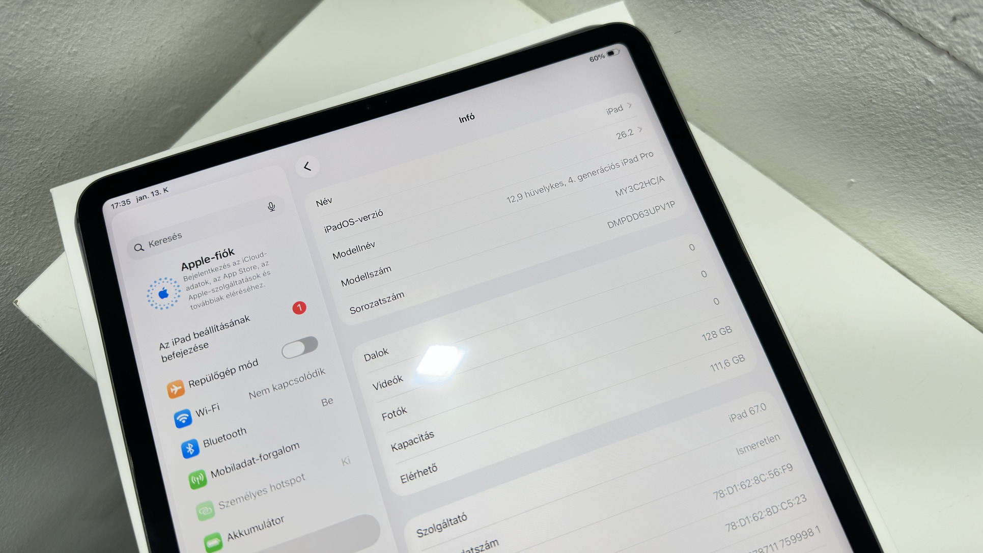 iPad Pro 12,9" 4.gen Wifi+Cellular 128GB A2232 Space Grey + Pen + Magic ...