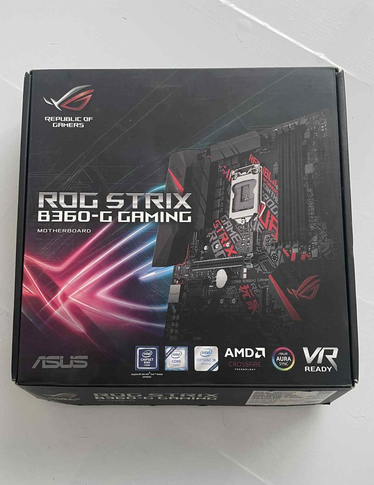 ASUS ROG STRIX B360-G GAMING + I5 9600K + COOLER MASTER HYPER ...
