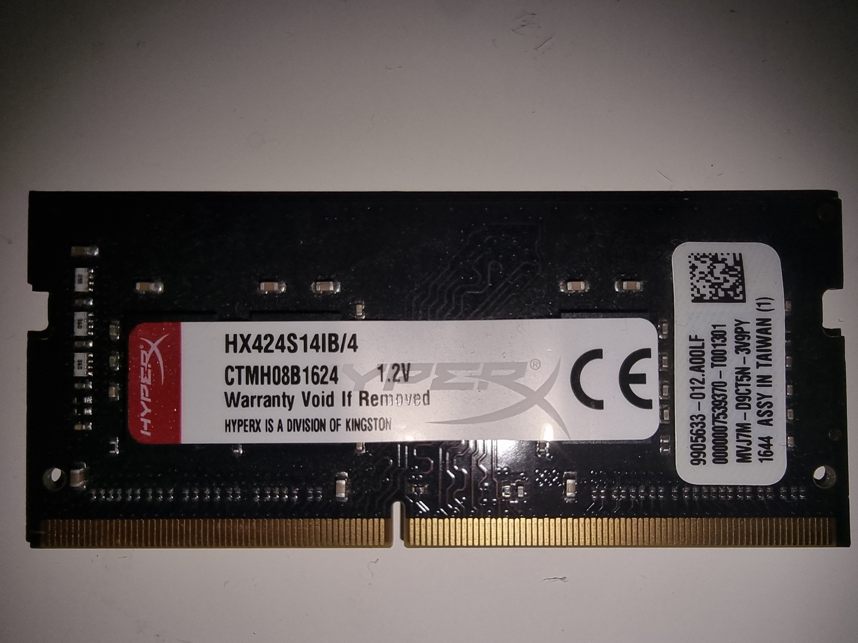 HyperX 8GB DDR4 2133 Mhz laptop RAM - HardverApró