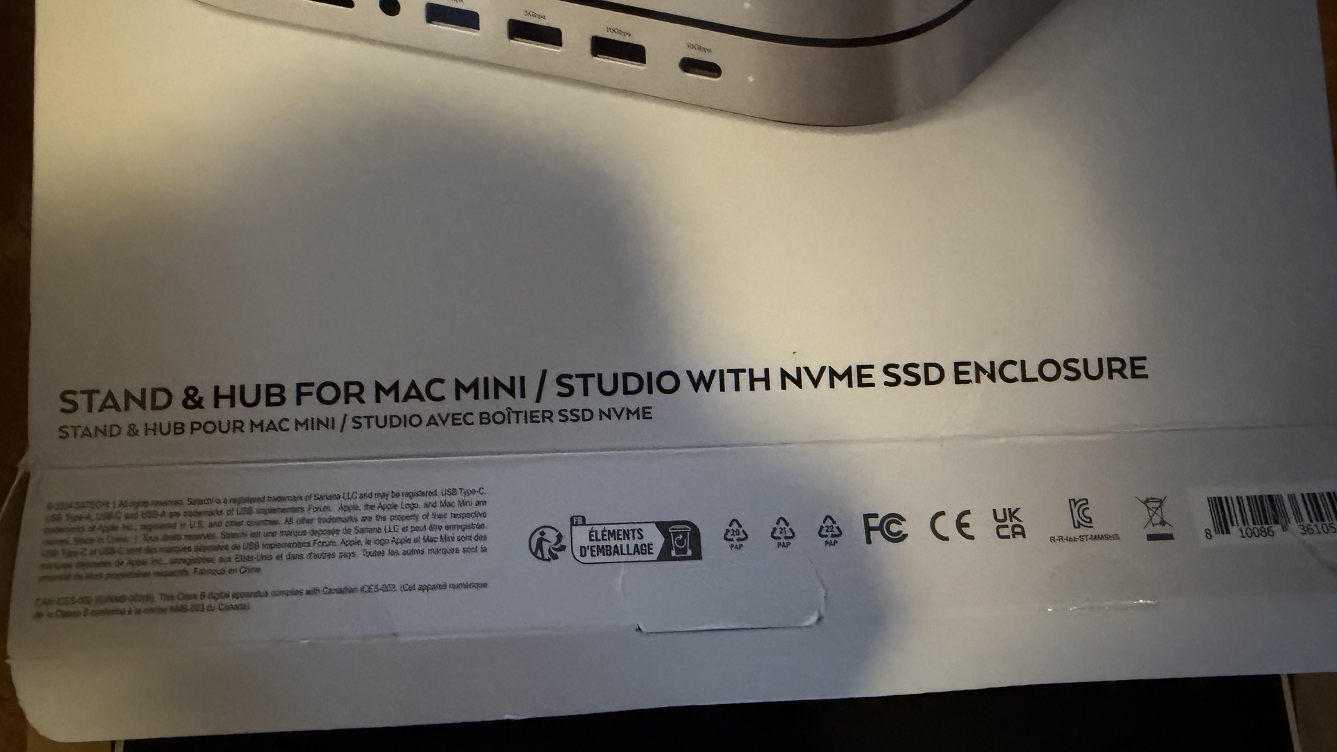 Eladó Mac Mini M2 + Satechi Stand & Hub (NVMe SSD ház) dobozos ...
