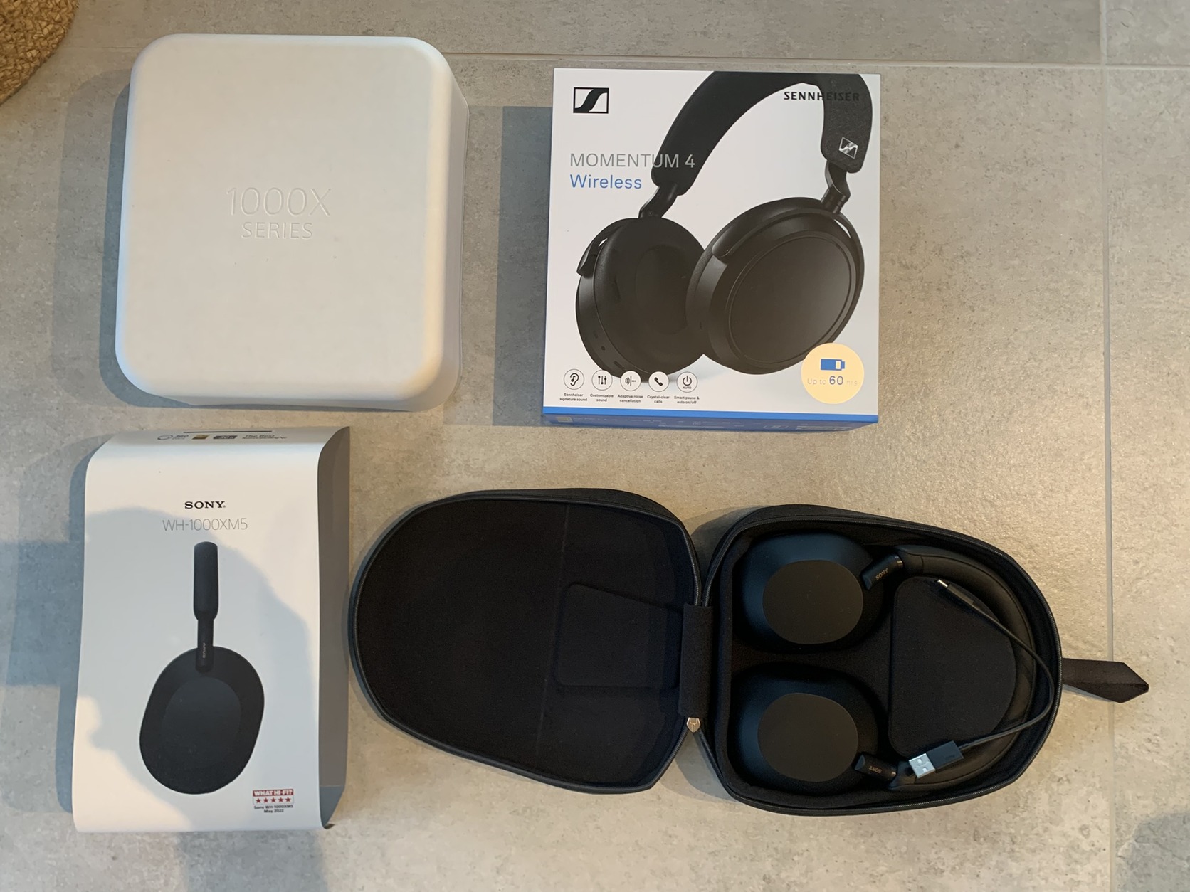 SONY WH-1000XM5B Prémium vezeték nélküli, zajszűrős fejhallgató, fekete ...