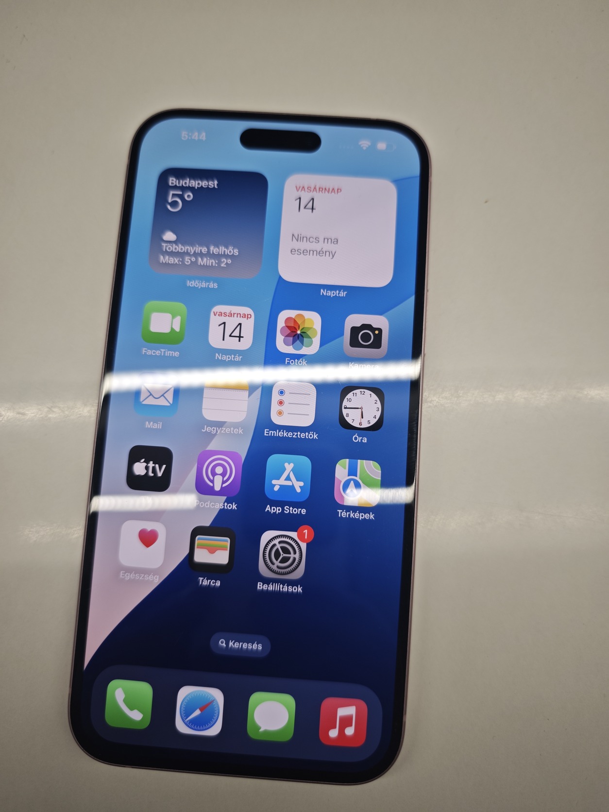 Garanciában cserélt Iphone 15 Plus Pink 2026 július AppleCare Garancia ...