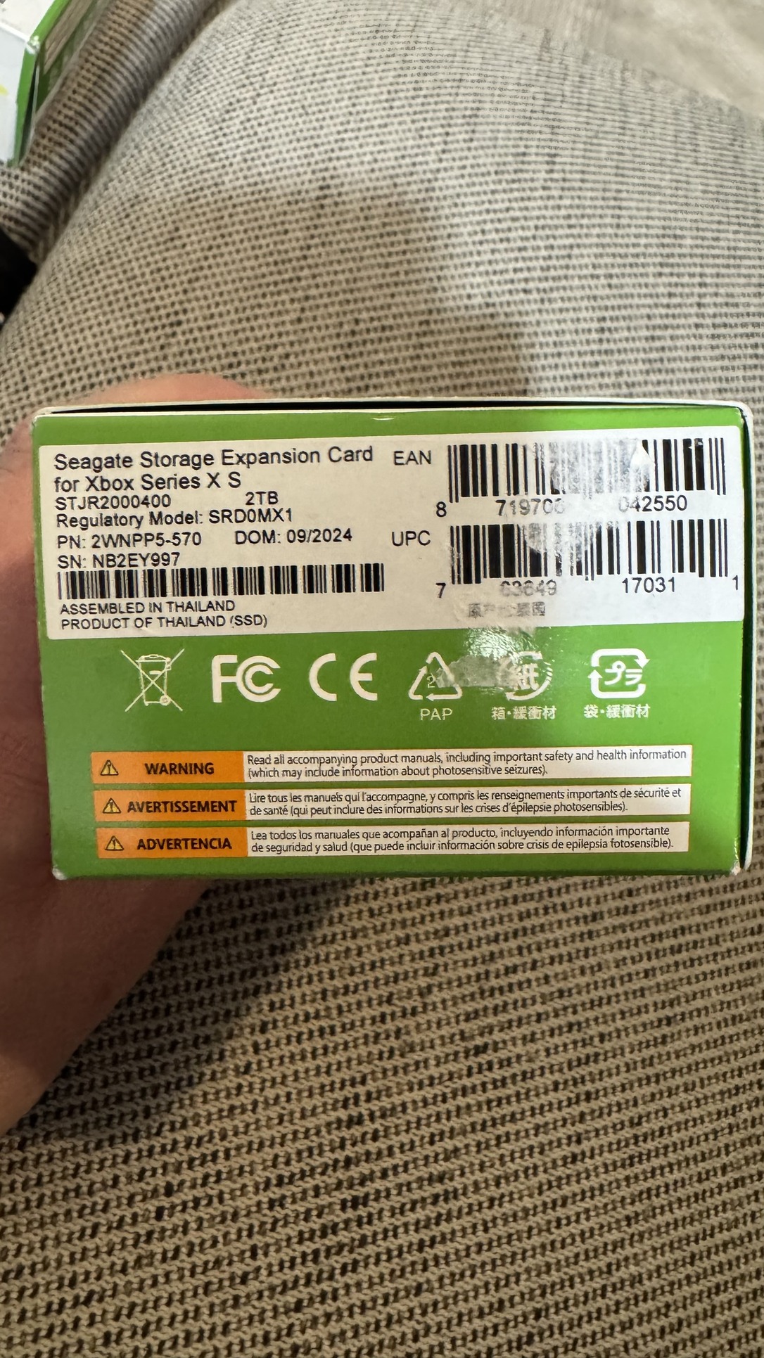 Seagate 2TB bővítő kártya Xbox Series S/X konzolhoz - HardverApró