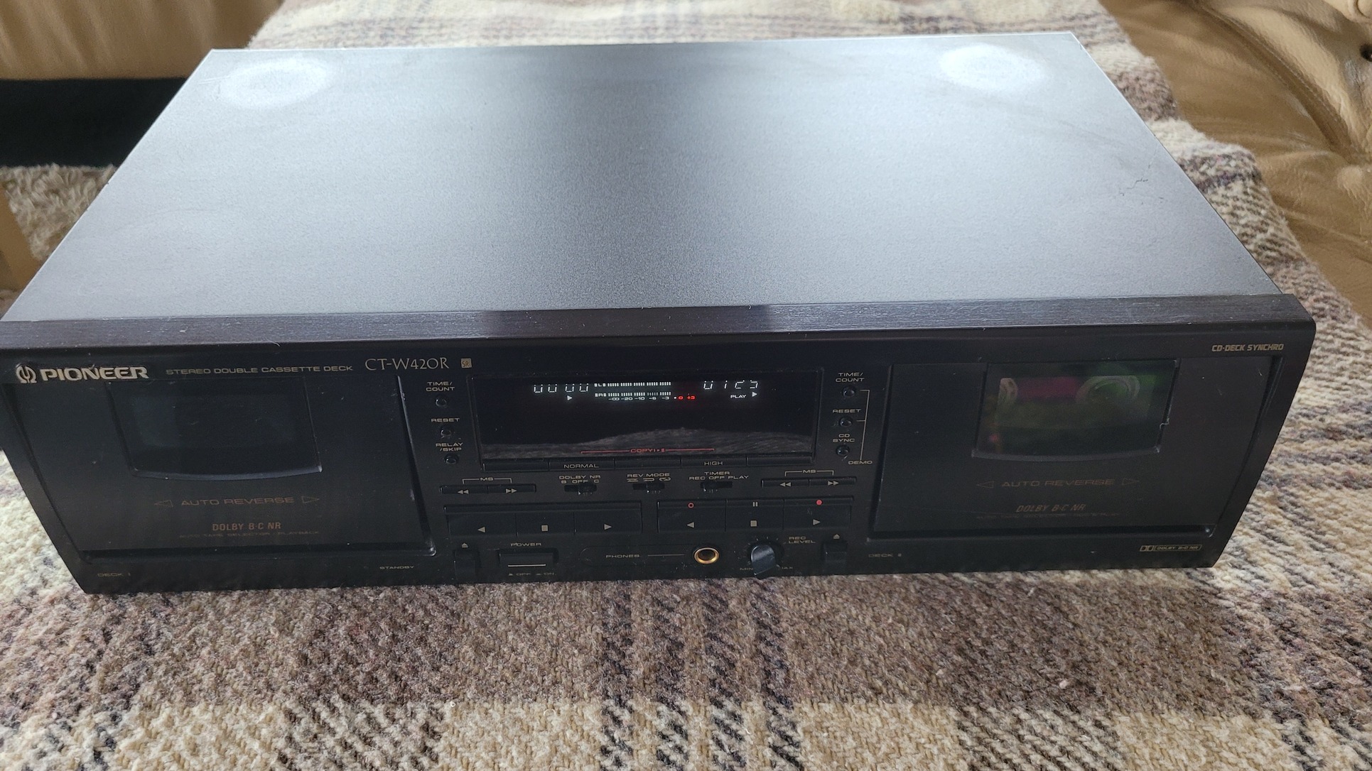 Pioneer CT-W420R két kazettás Hi-Fi magnó deck olcsón - HardverApró