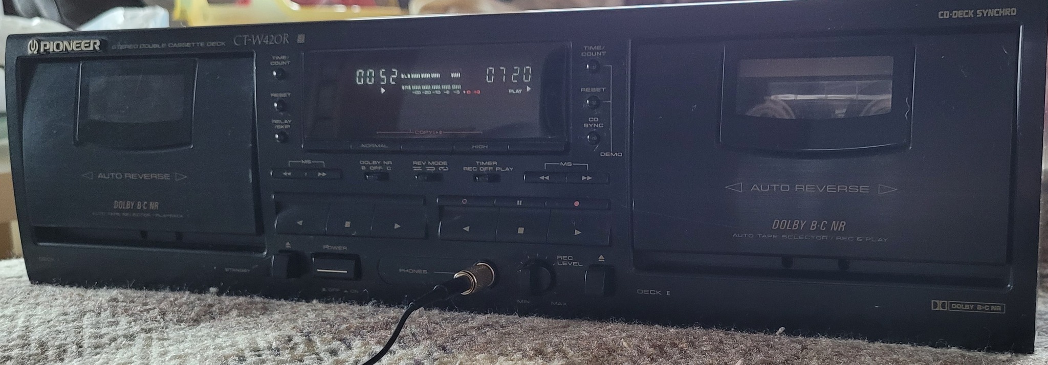 Pioneer CT-W420R két kazettás Hi-Fi magnó deck olcsón - HardverApró