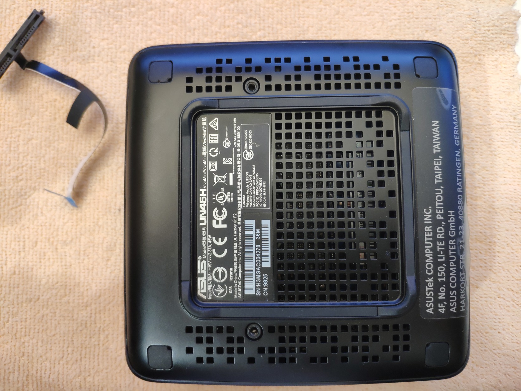 ASUS VivoMini UN45H-VM147M mini PC (N3150, 4GB) - HardverApró