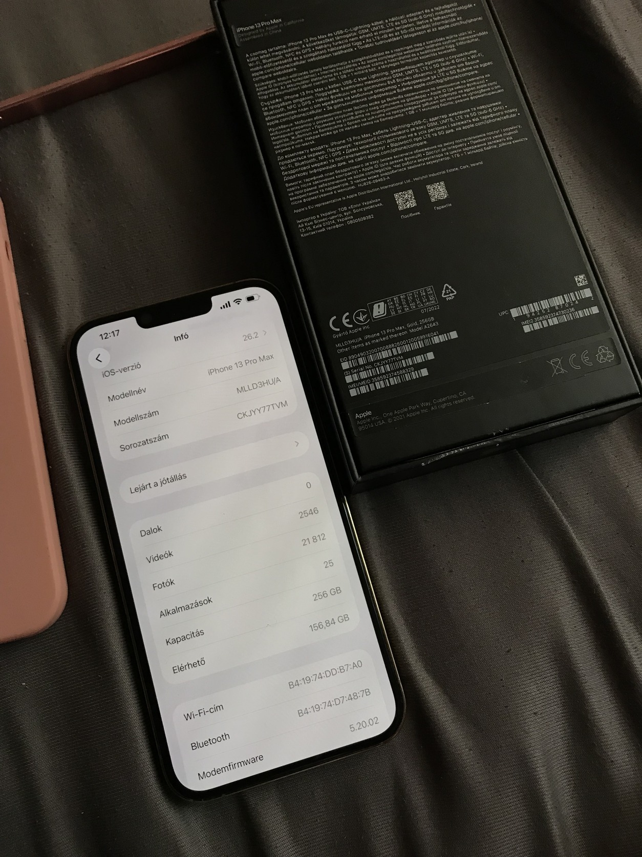 CSAK MA! Gyönyörű iPhone 13 Pro Max 256gb Gold - HardverApró