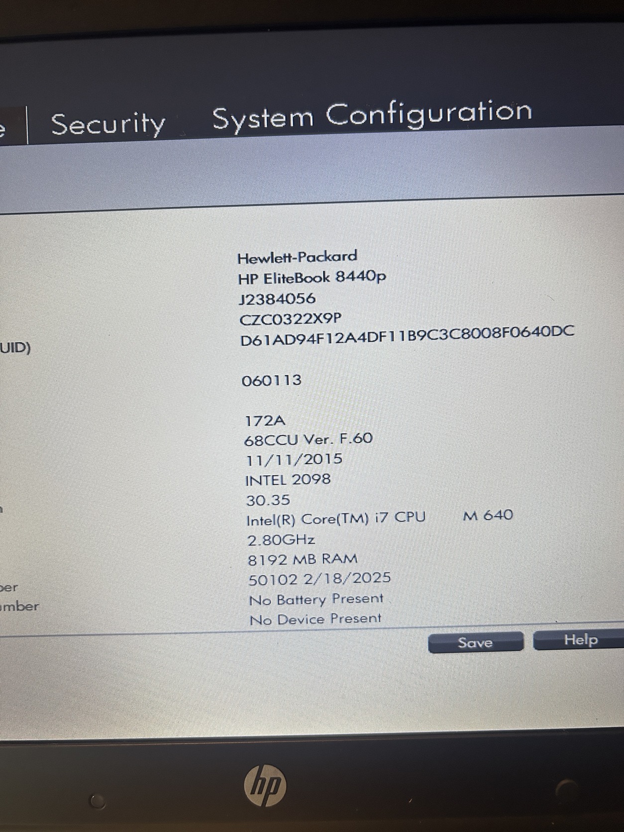 HP 8440p I7, 8GB, 2x240 SSD, WIN 11, BIOS frissítve, UEFI, ÚJ 6600mAh ...