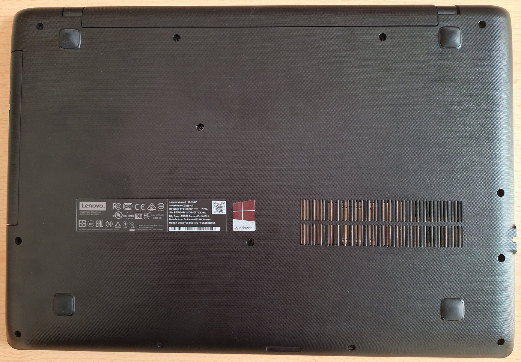 Lenovo Ideapad 110-15IBR (Type 80T7) laptop - HardverApró