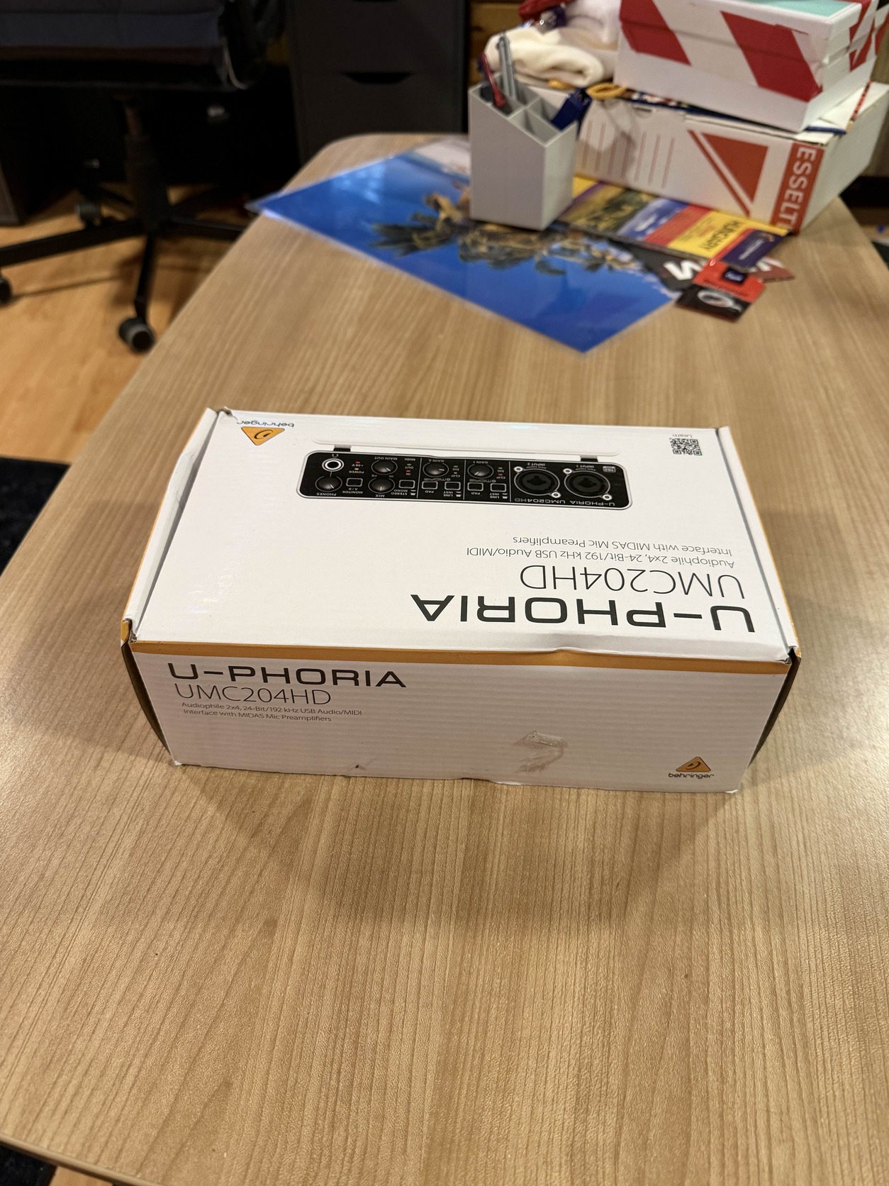 Behringer U-Phoria UMC204HD USB audio interface dobozos - HardverApró