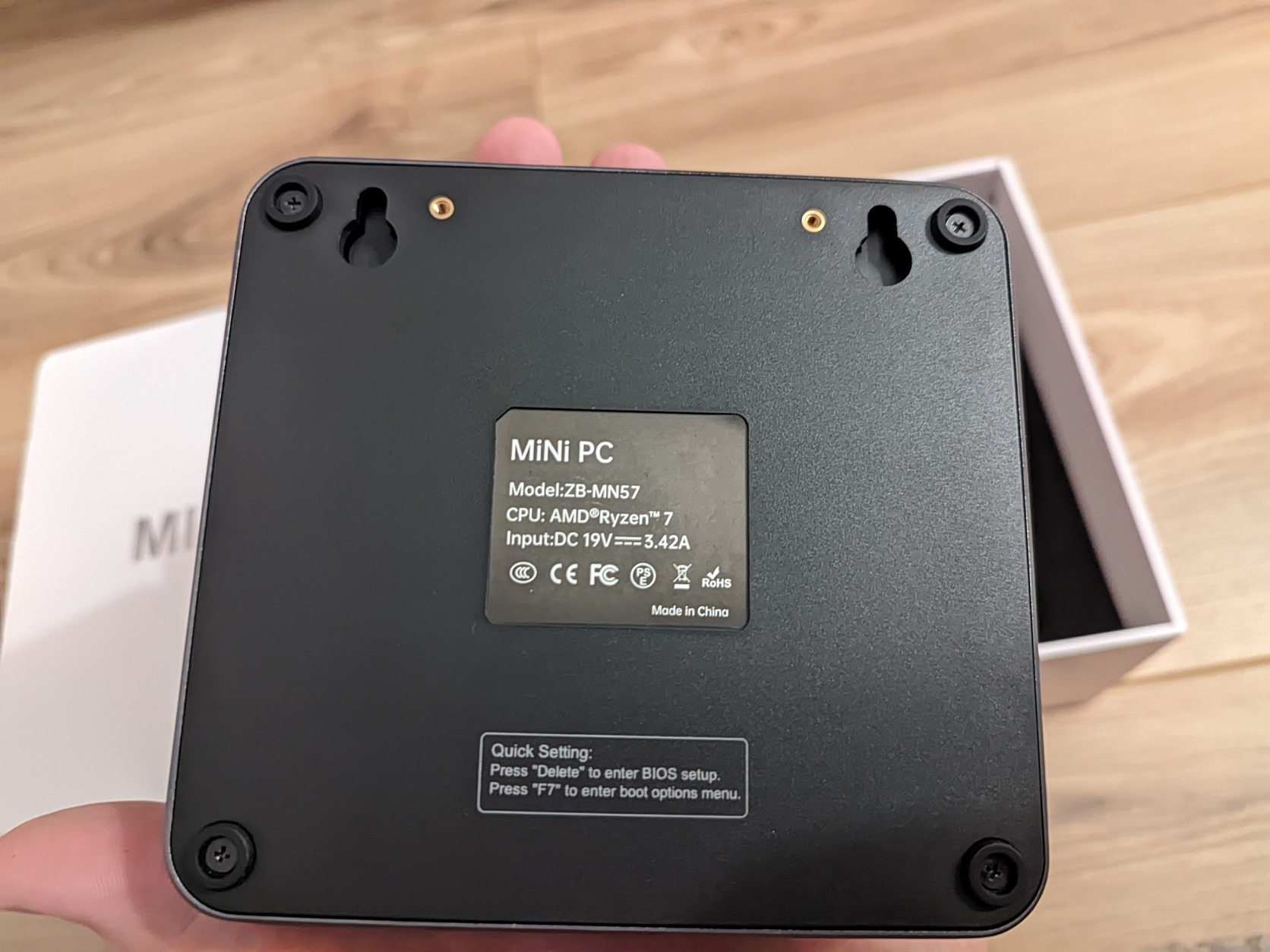 FIREBAT MN57 Mini PC, AMD Ryzen 7 5700U, 16GB DDR4, 512GB SSD, WiFi 6 ...