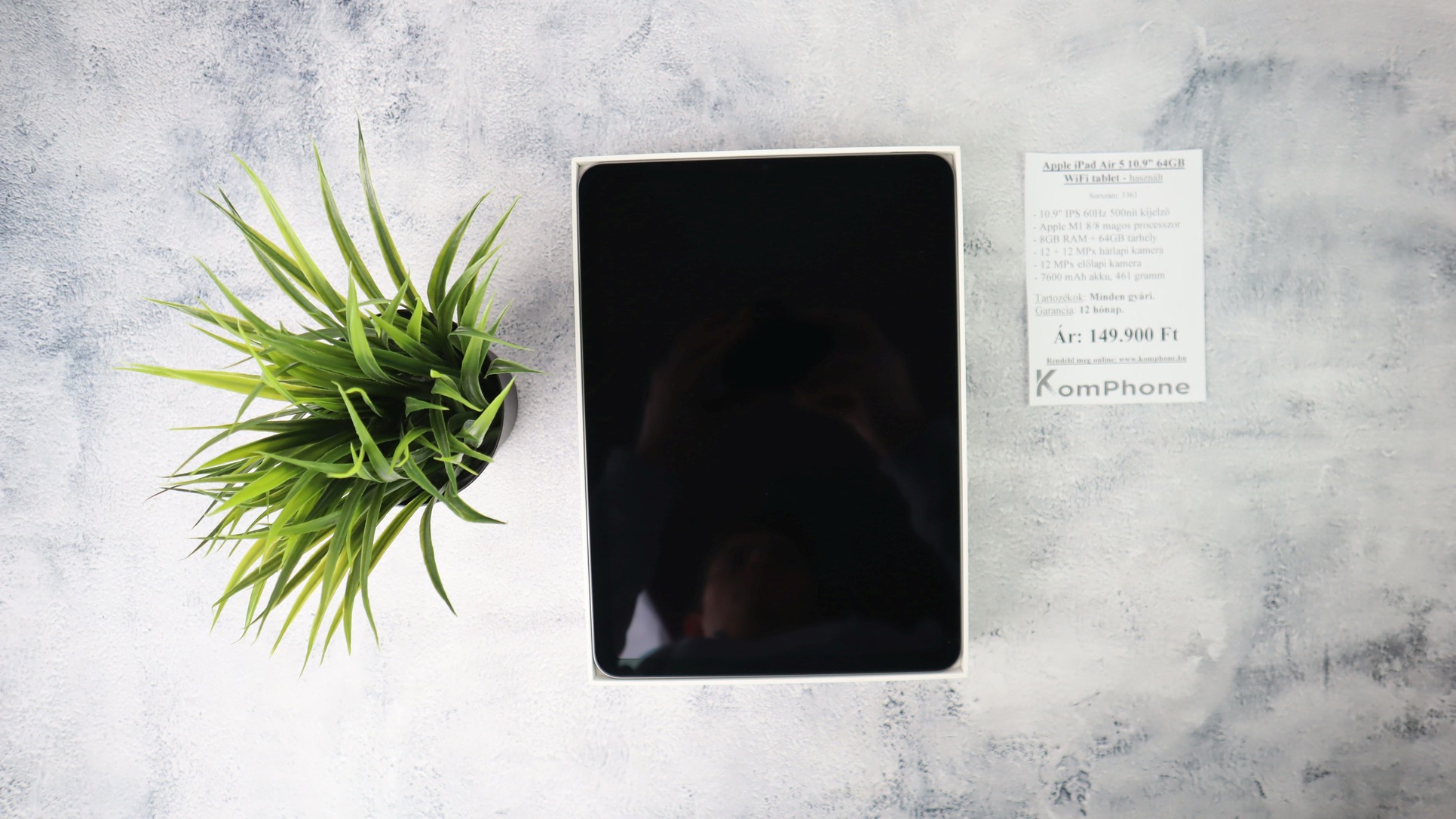 BESZÁMÍTÁS! Apple iPad Air 5 10.9 64GB WiFi tablet garanciával hibátlan ...