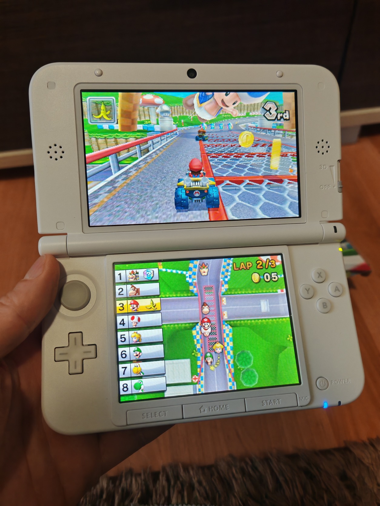 Nintendo 3DS XL Mario kart 7 Edition játék konzol - HardverApró