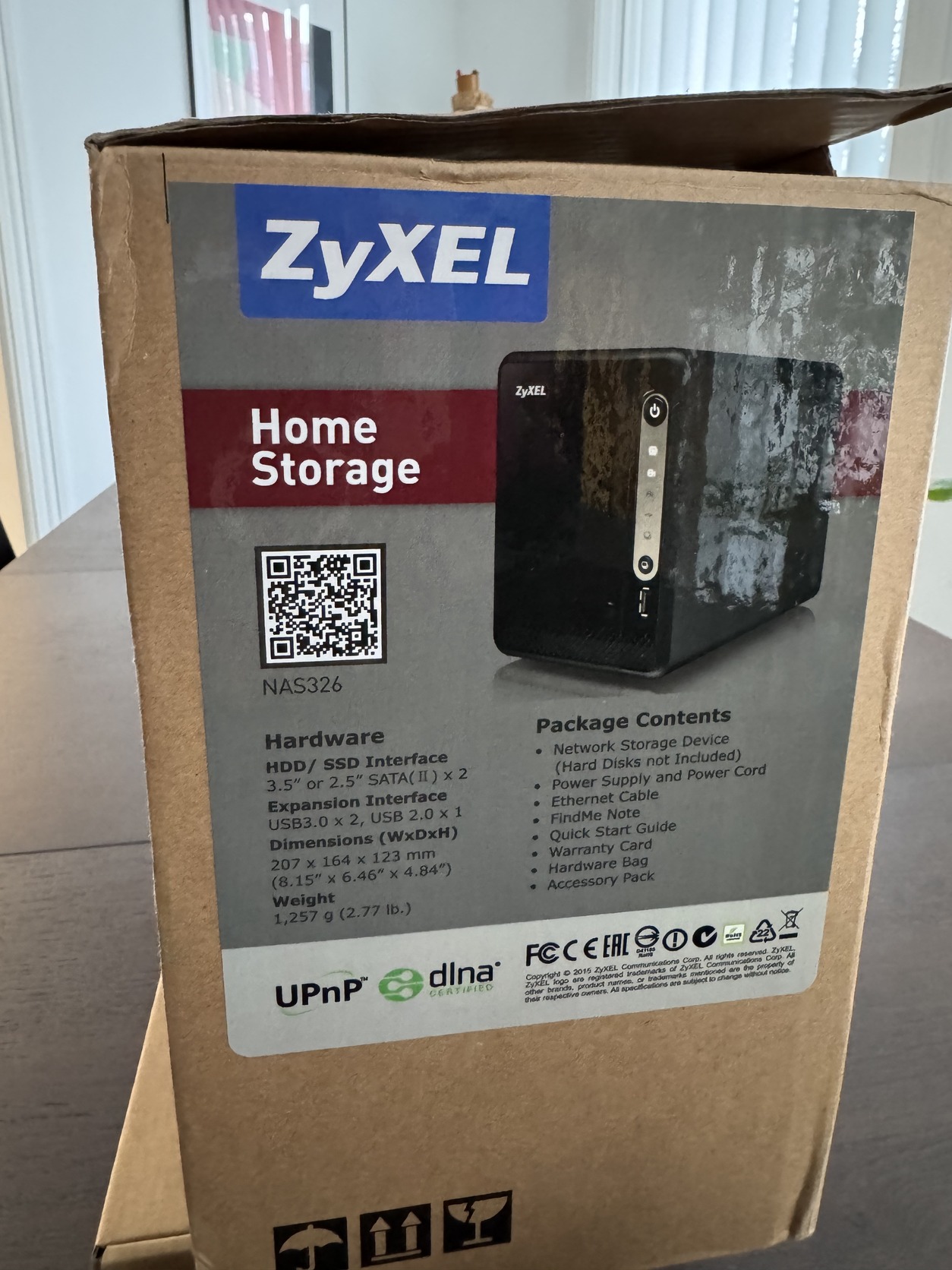 ZyXel NAS326 bontott 1 év garancia - HardverApró