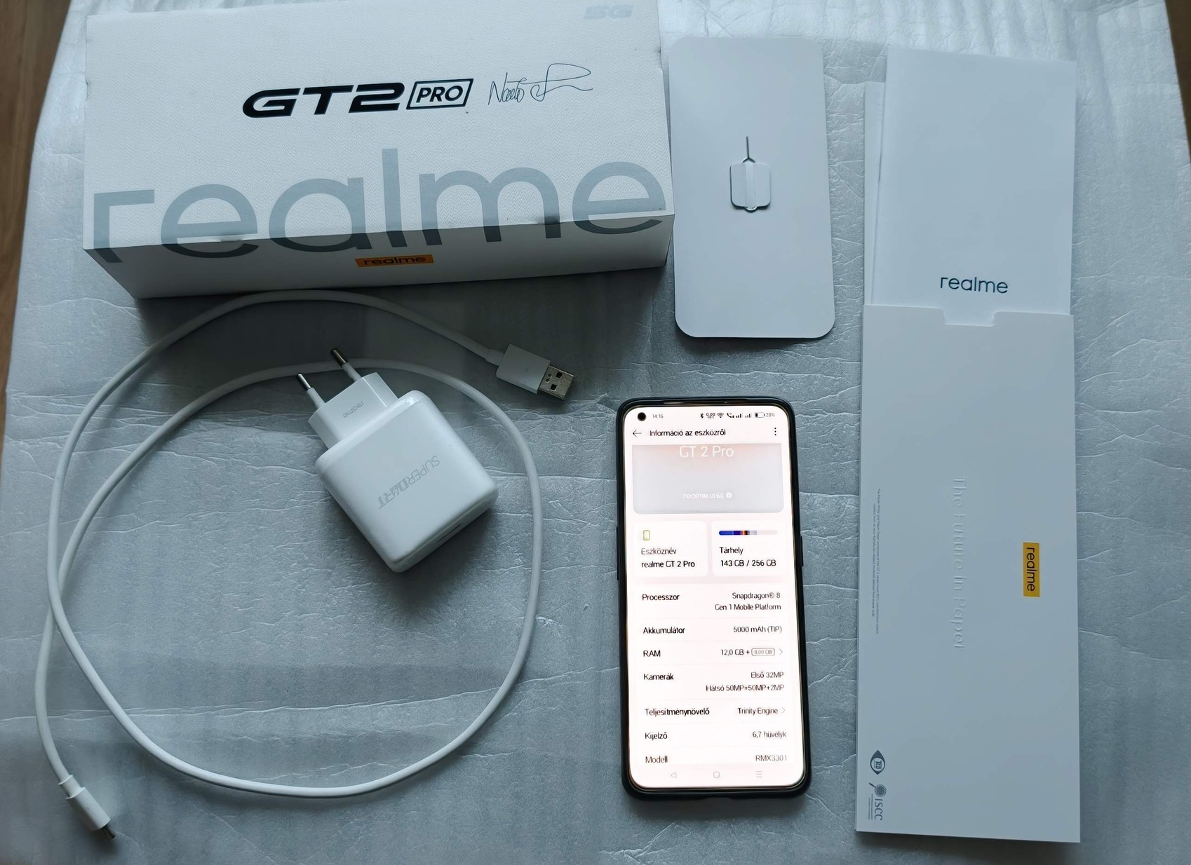 Realme Gt 2 Pro 12/256 5G dual sim, kártyafüggetlen - HardverApró